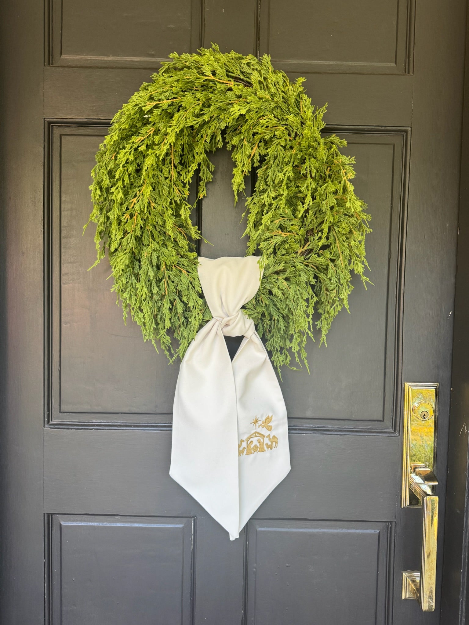 Nativity Wreath Sash – Southern Sash + Co