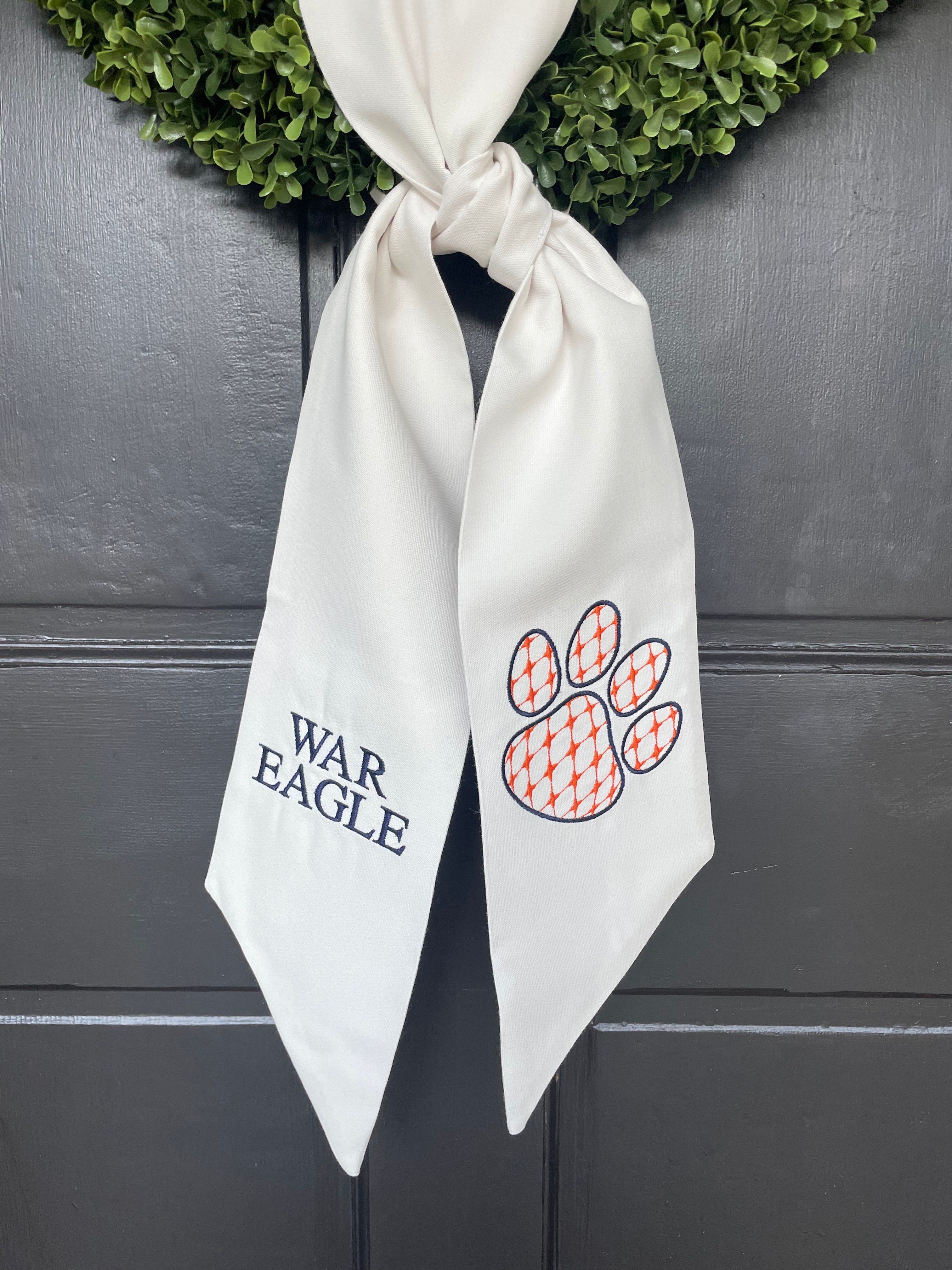 Auburn Wreath Sash – Southern Sash + Co